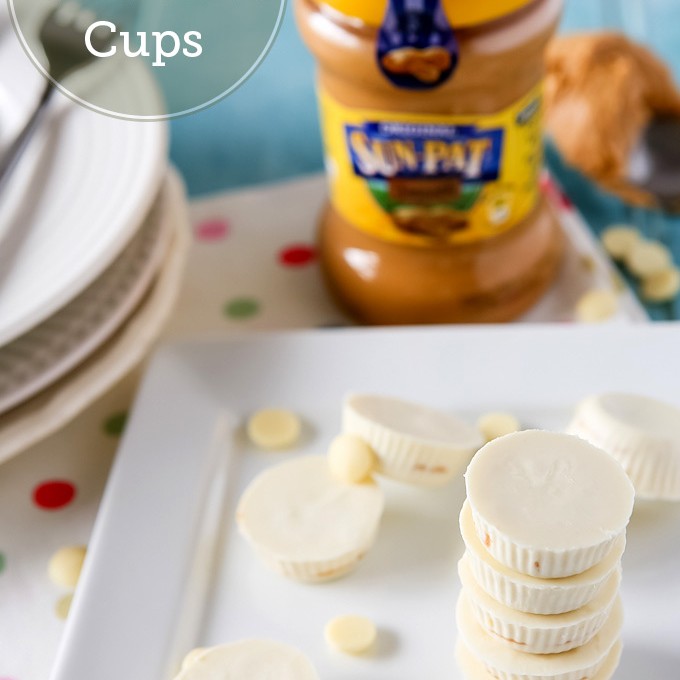 Mini White Chocolate Peanut Butter Cups - Sweet 2 Eat Baking