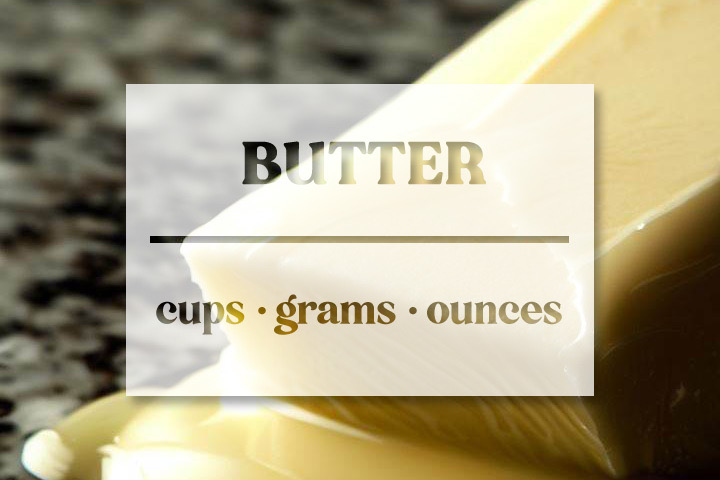 Butter Cups Grams Ounces Teaspoons Tablespoons - Sweet 2 Eat Baking